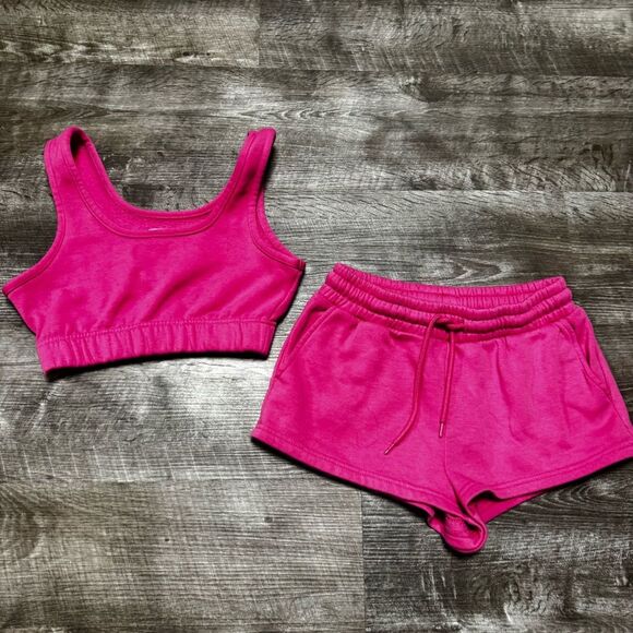 refuge | Tops | Refuge Athletics Pink Matching Set Size Xs | Poshmark